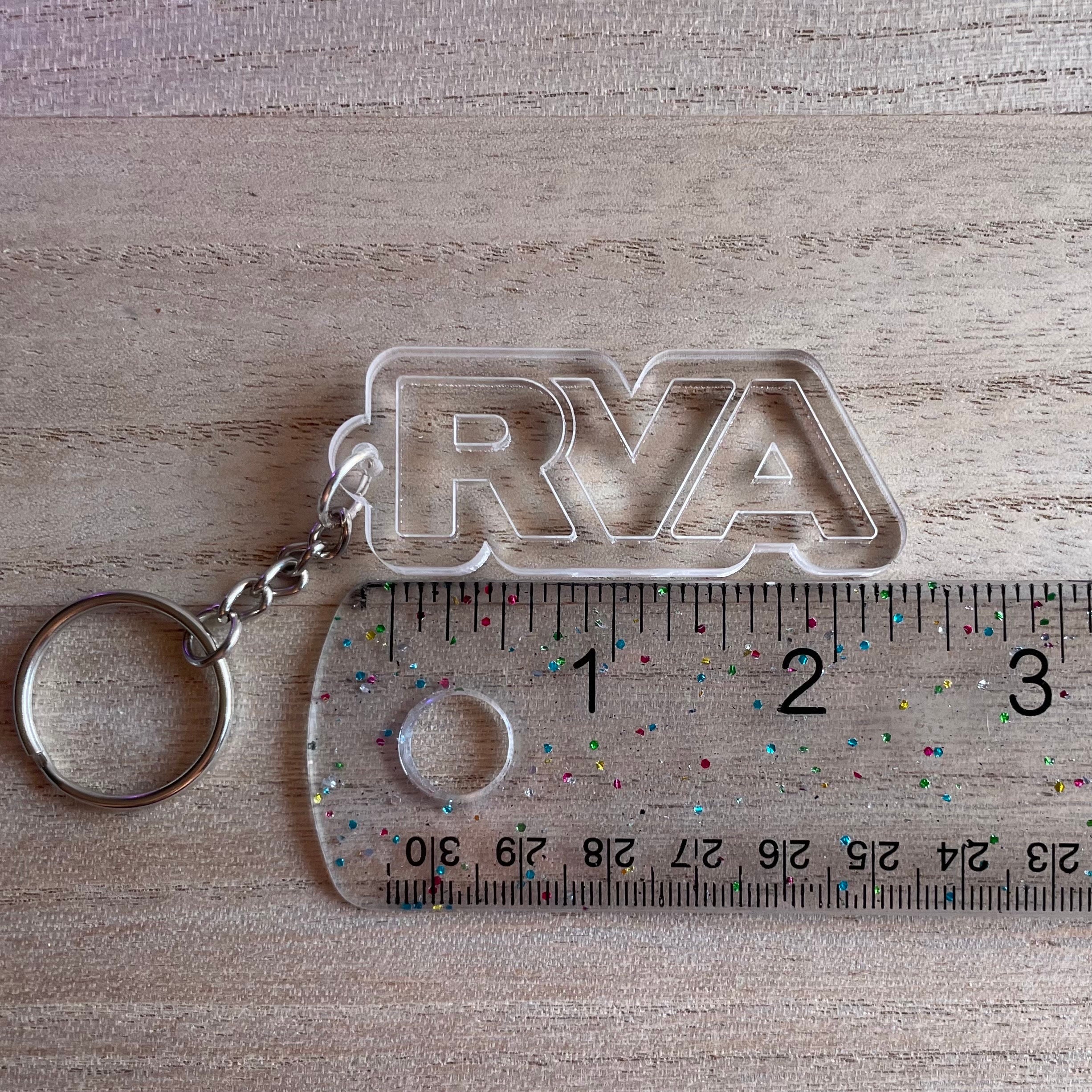 RVA Keychains Richmond, Virginia Acrylic, Wood Keychain - Etsy