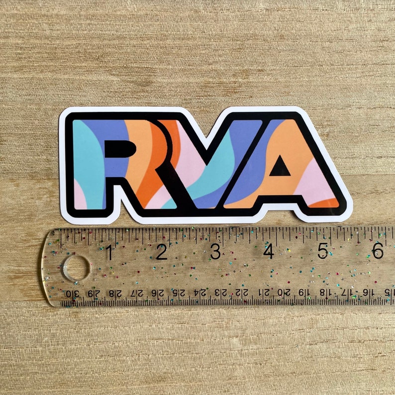 RVA Bumper Sticker Car Magnet Waterproof Car Decal Richmond, Virginia ...