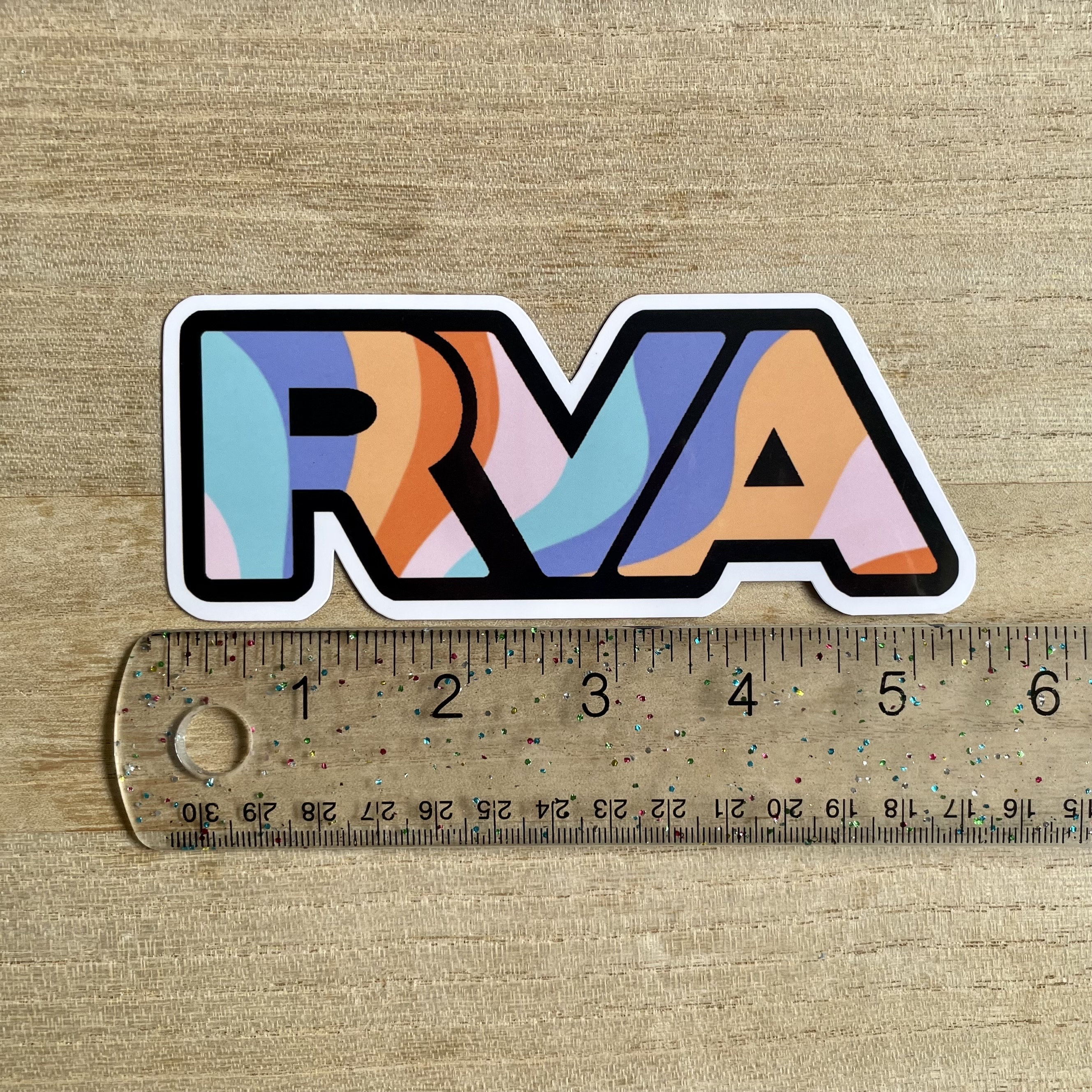 RVA Bumper Sticker Car Magnet Waterproof Car Decal Richmond, Virginia ...