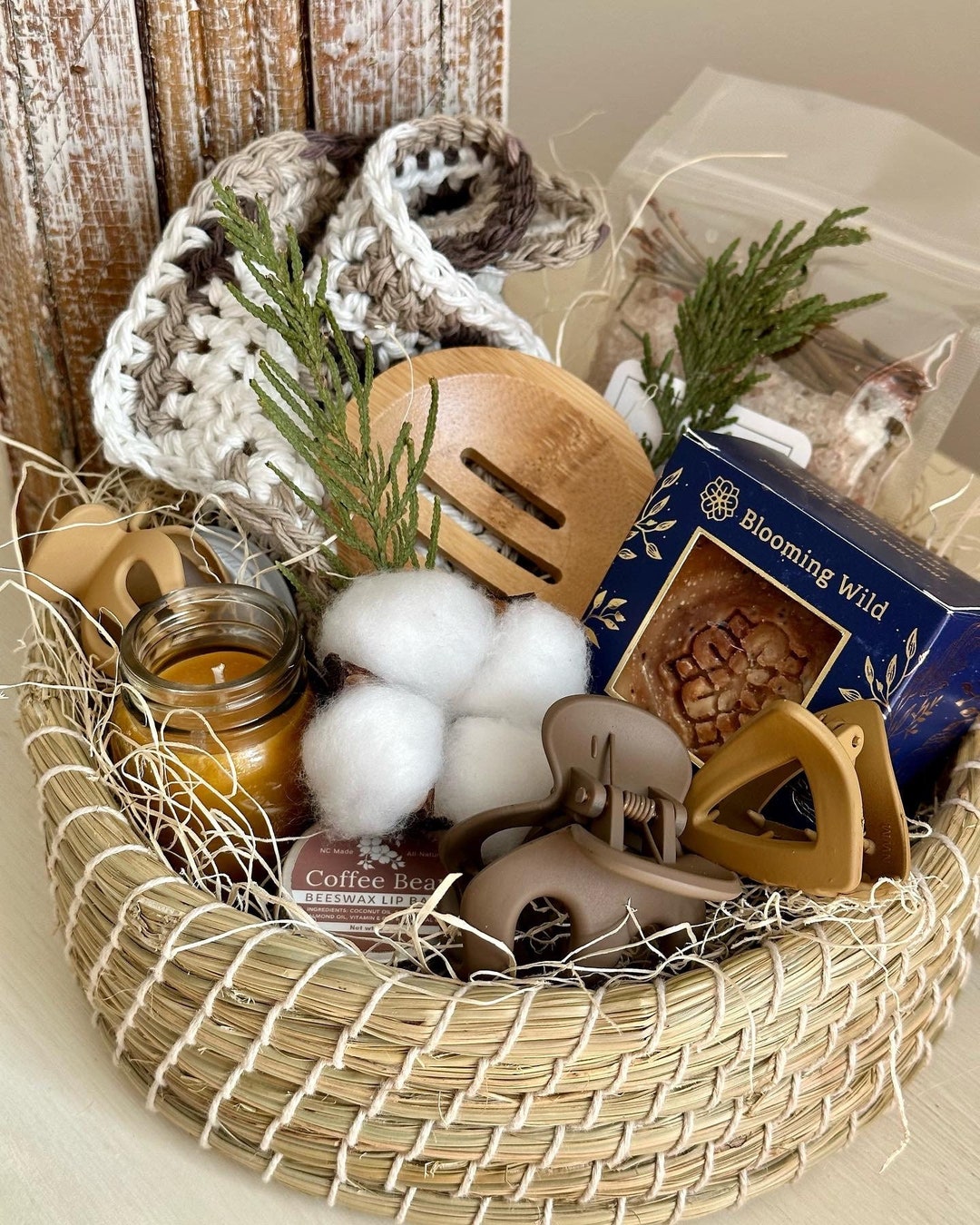 Organic "coffee Mocha Latte" Gift Basket | Housewarming Gifts | College ...