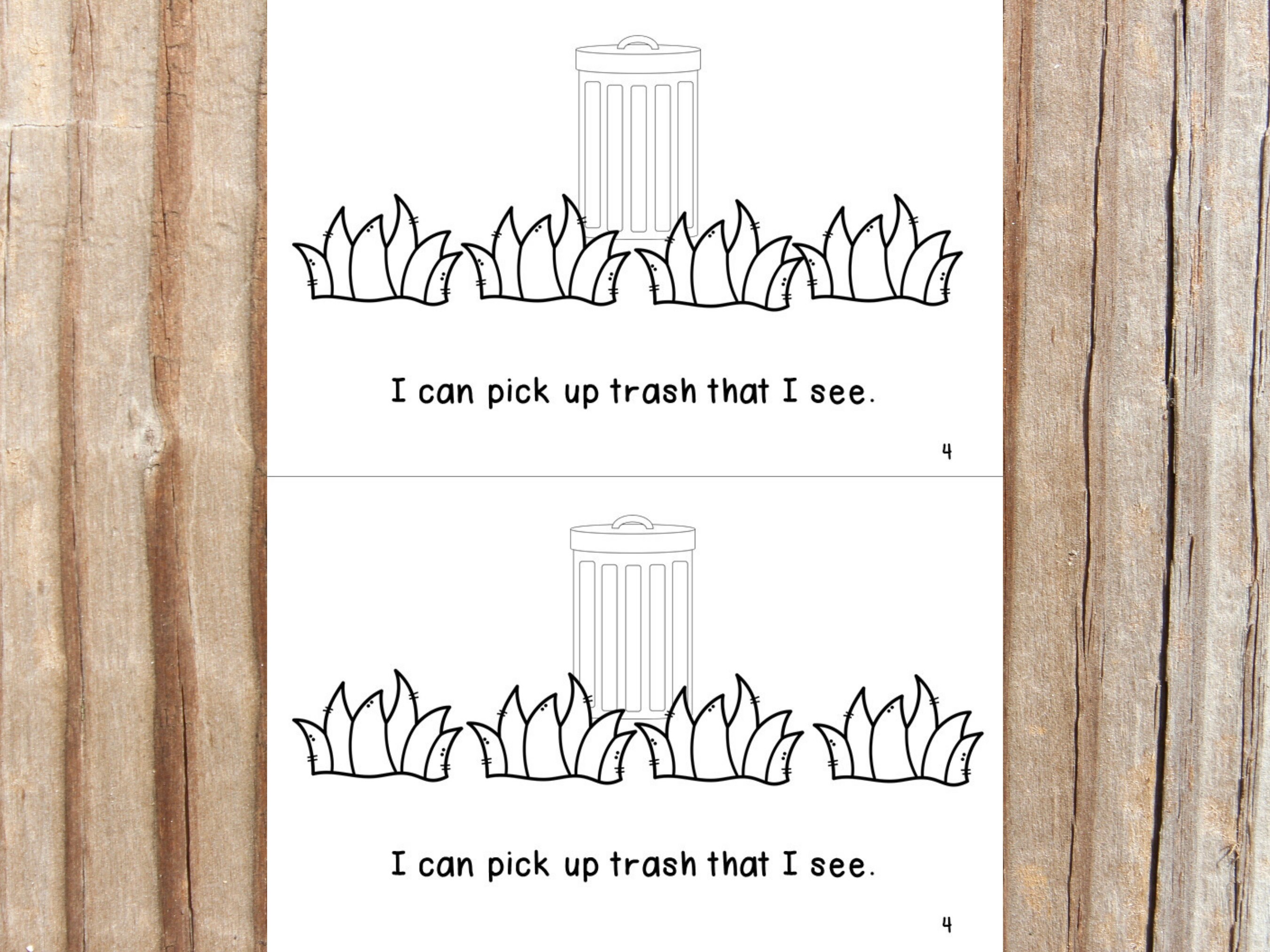 Printable Earth Day Mini Book- Environmental Education-nature Based ...