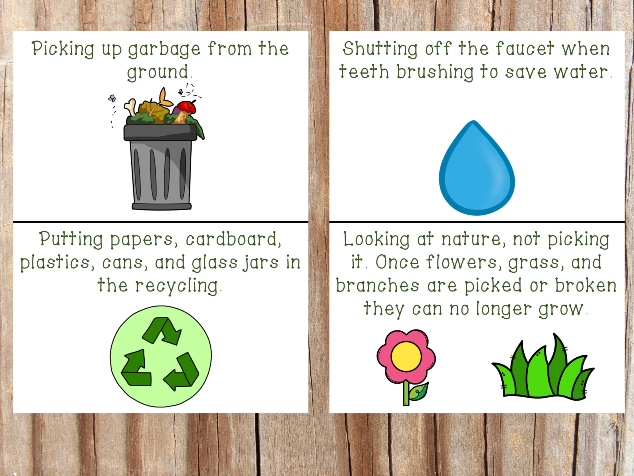 Earth Day Pintables-earth Day Worksheet-earth Day Mini Posters-earth ...