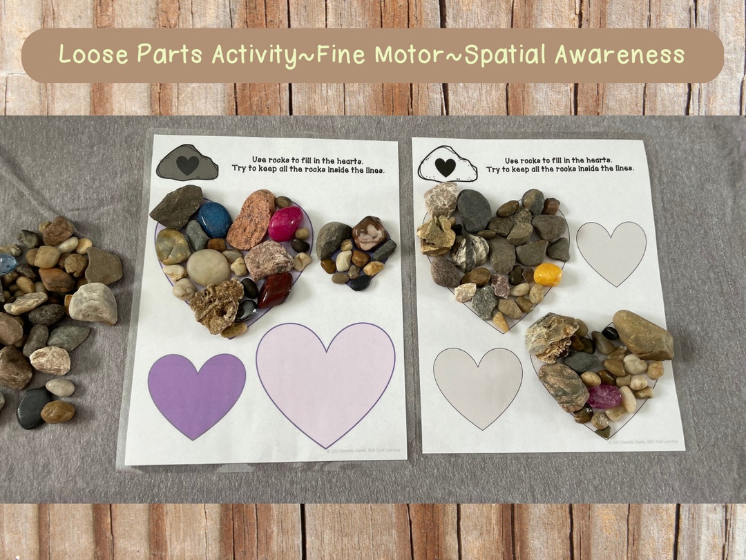 Printable Valentine's Day Loose Parts Activity for Kids Using Nature ...