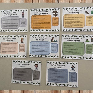 Safety Guideline Posters for Kids - Risky Play Outside - Families ...