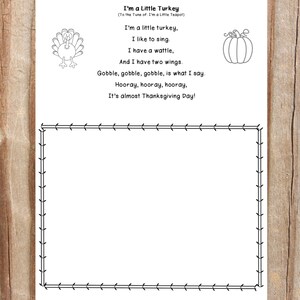 Thanksgiving Handprint Craft Printable for Kids-thankful Poem-turkey ...