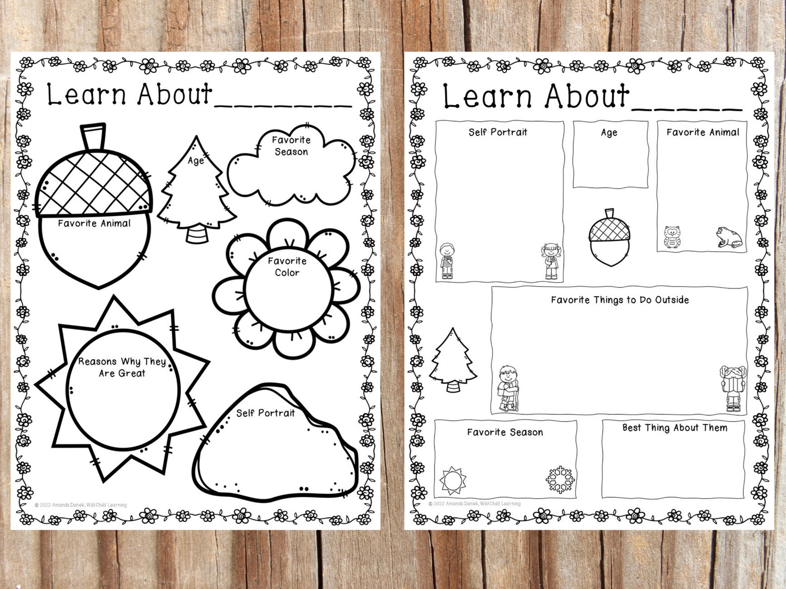 All About Me Worksheet-learn About Me Worksheet-preschool, Kindergarten ...