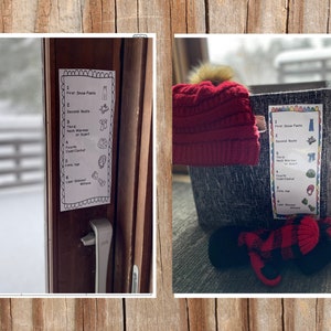 Dressing for Winter Weather Sequencing Posters Pintables, Nature Based ...