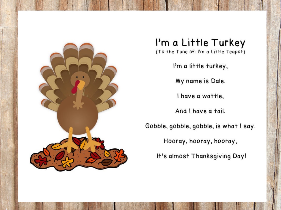 Fall Songs and Poems for Kids- Songs About Leaves, Acorns, Turkey ...