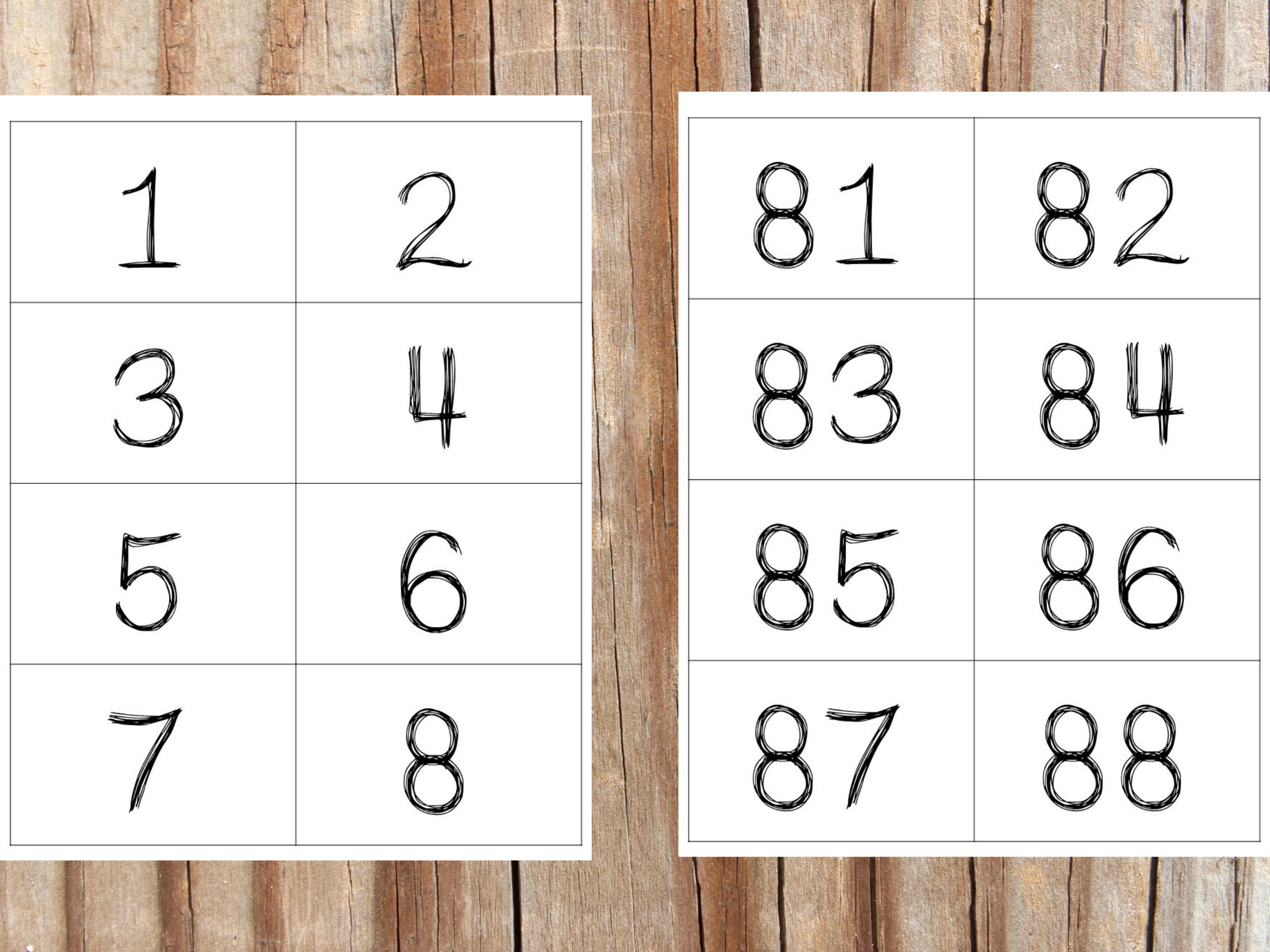 Printable Tens Frames, Number Lines, Number Cards 1-100, Elementary ...