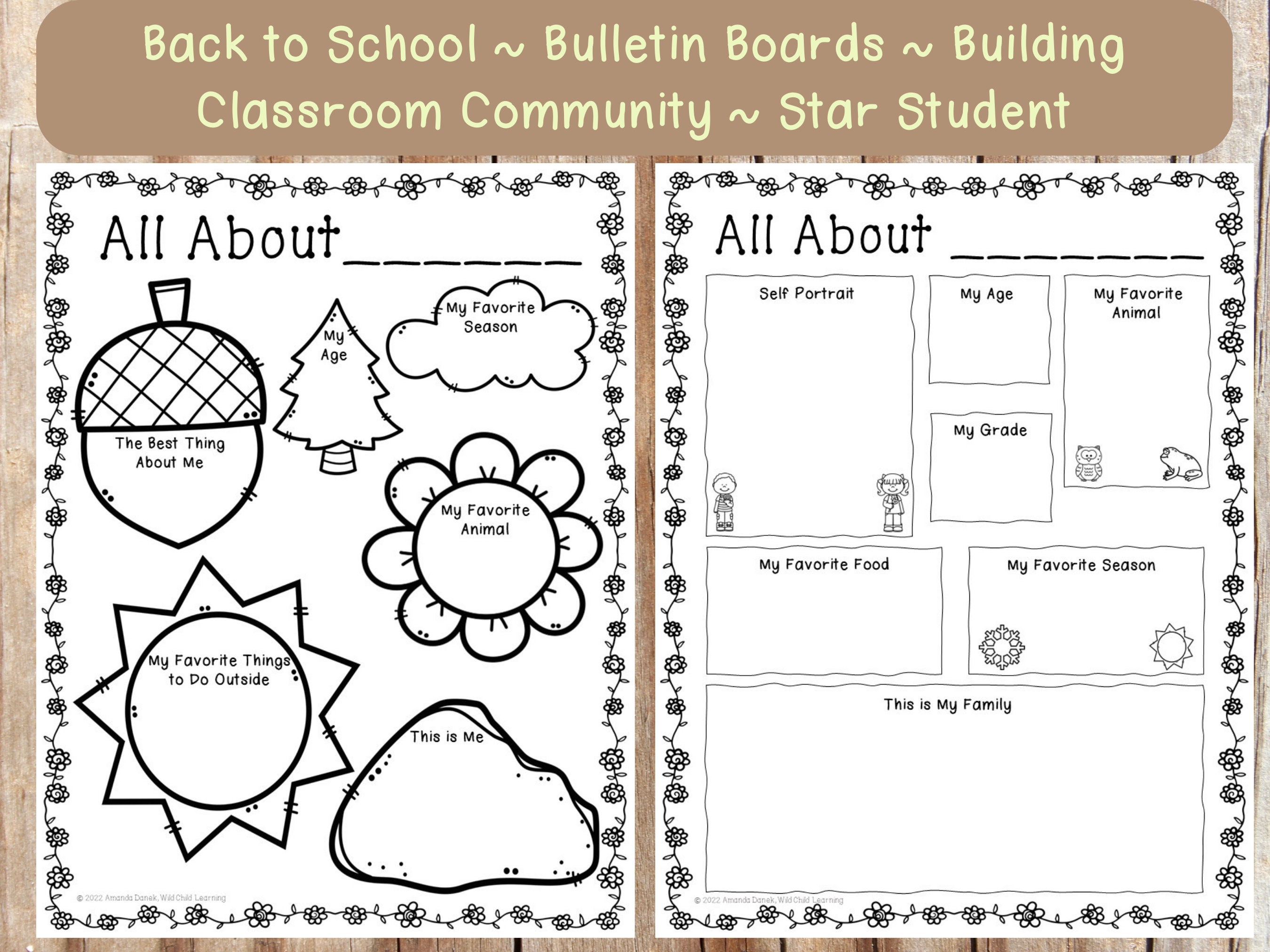 All About Me Worksheet-learn About Me Worksheet-preschool, Kindergarten ...