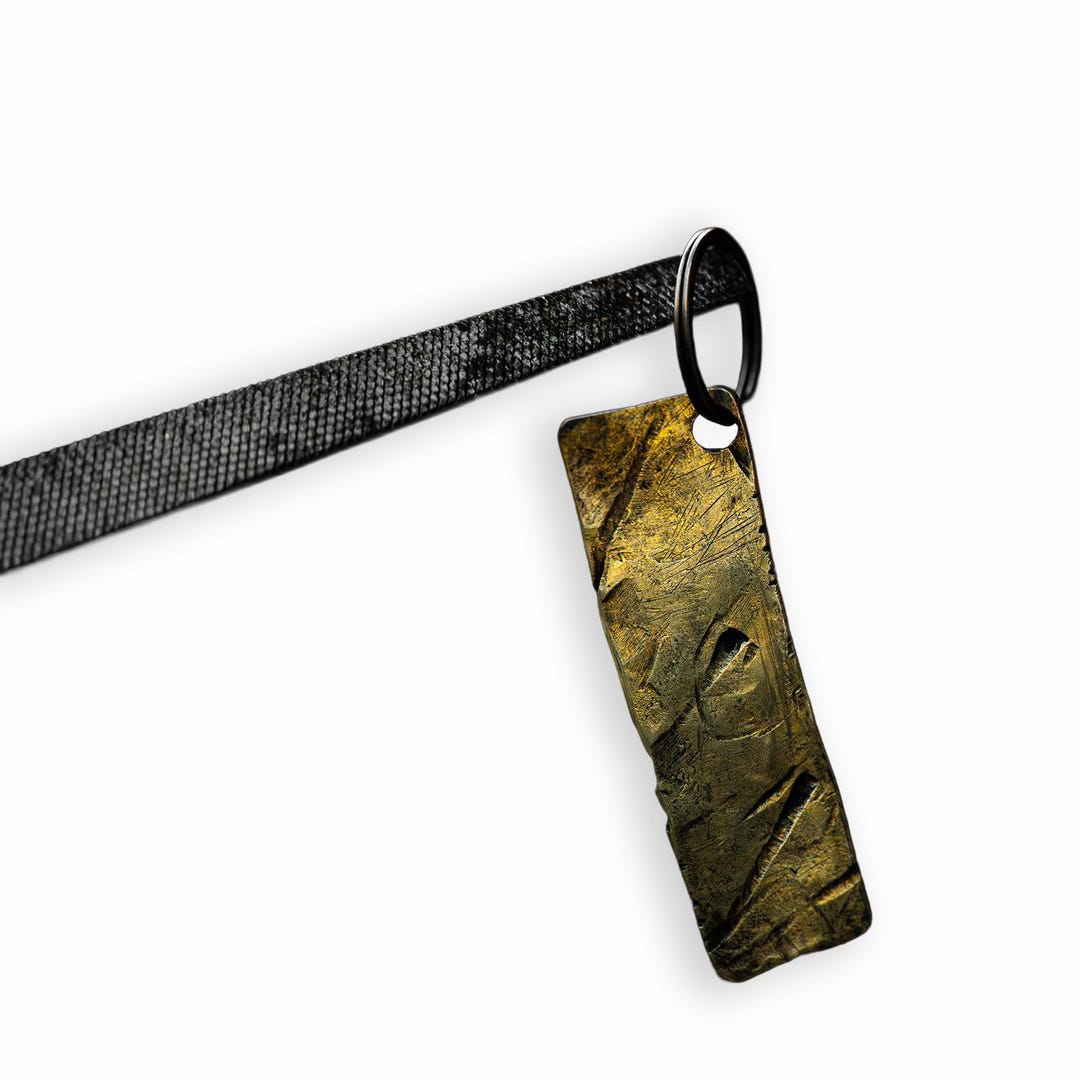 Personalized Hand-forged Brass Keychain – Unique Handmade, Custom ...