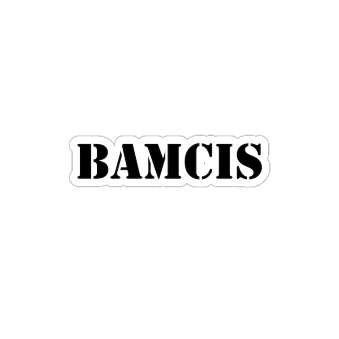 Bamcis-die-cut Stickers - Etsy