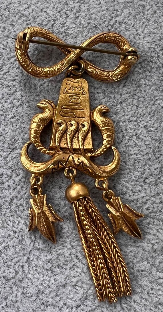 egyptian pin brooche - Gem