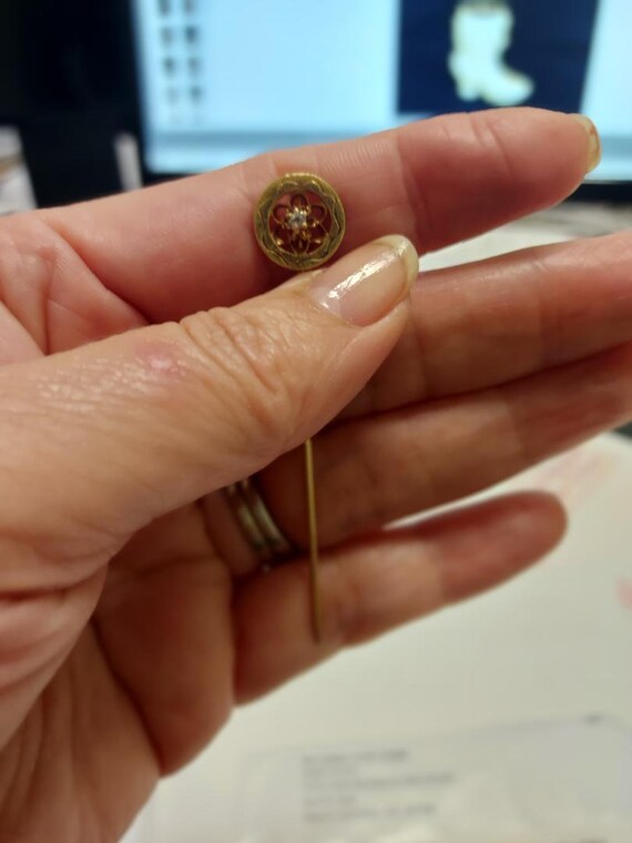 Antique diamond pin stick - Gem