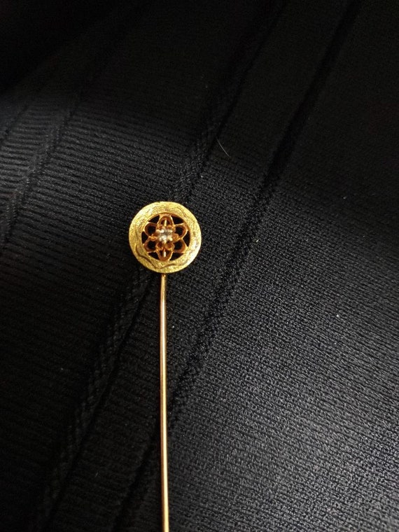 Antique diamond pin stick - Gem