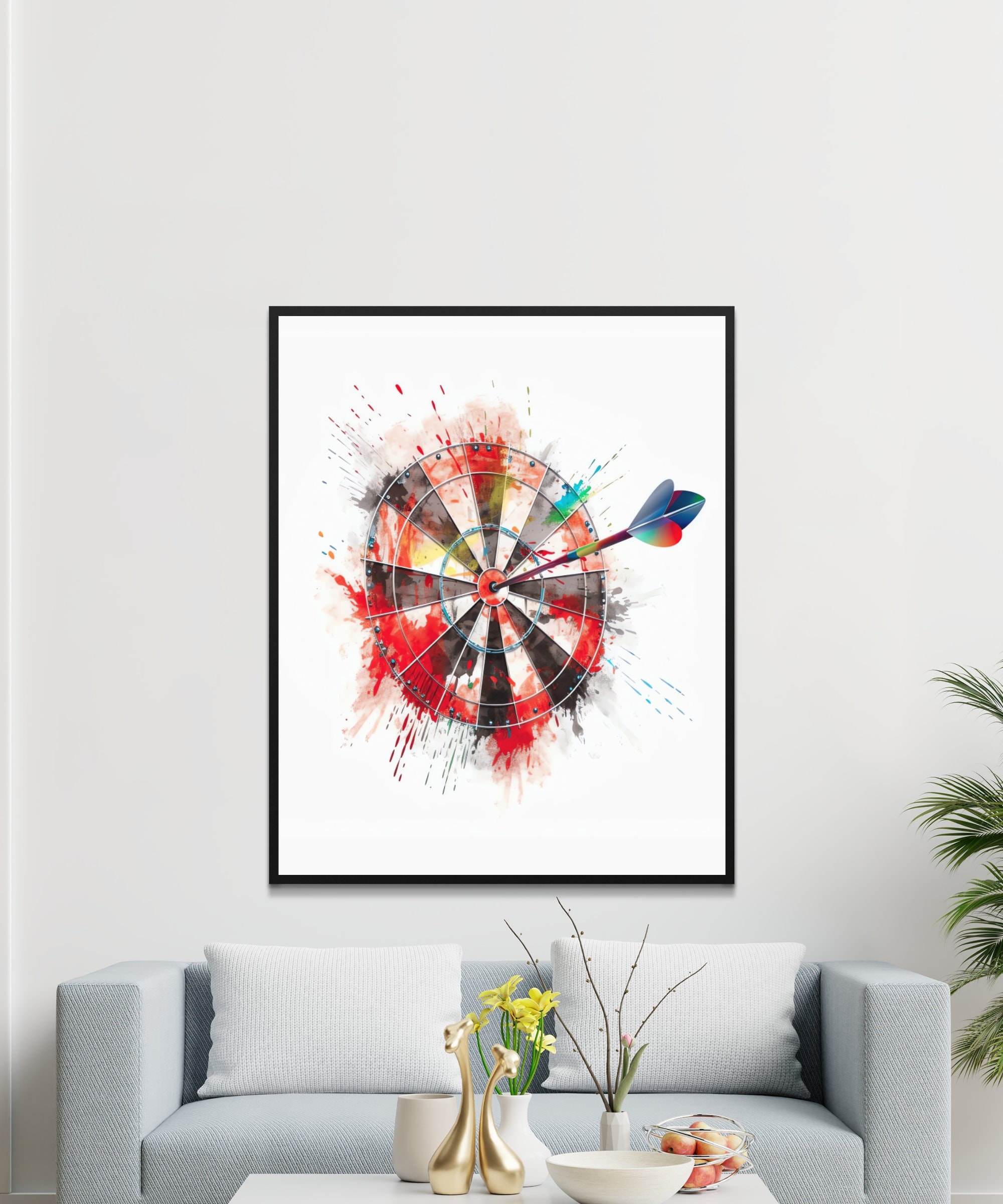 Darts Poster Watercolor | Digital Download | Gift for Dart Player ...