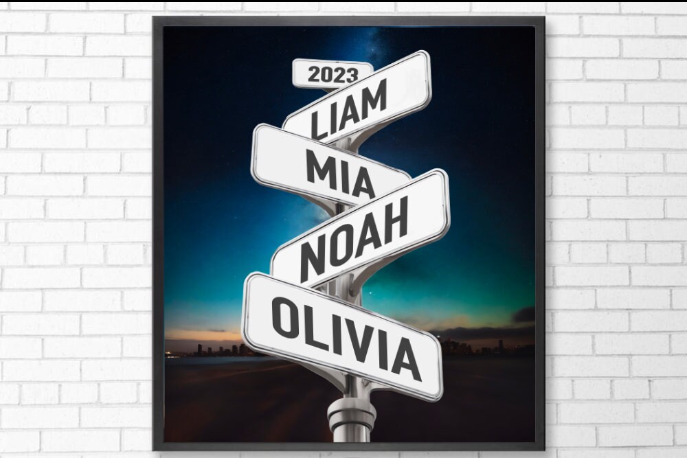 Personalized Street Sign Digital Download Custom Street Sign Home Décor ...