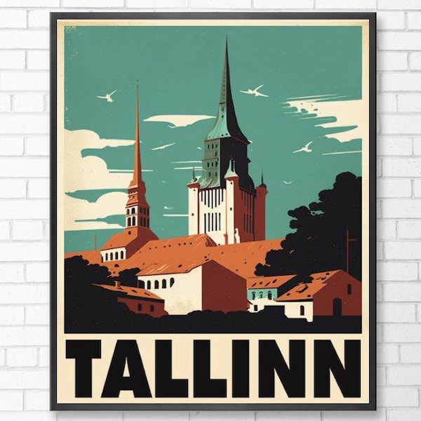 Tallinn Estonia Print - Etsy