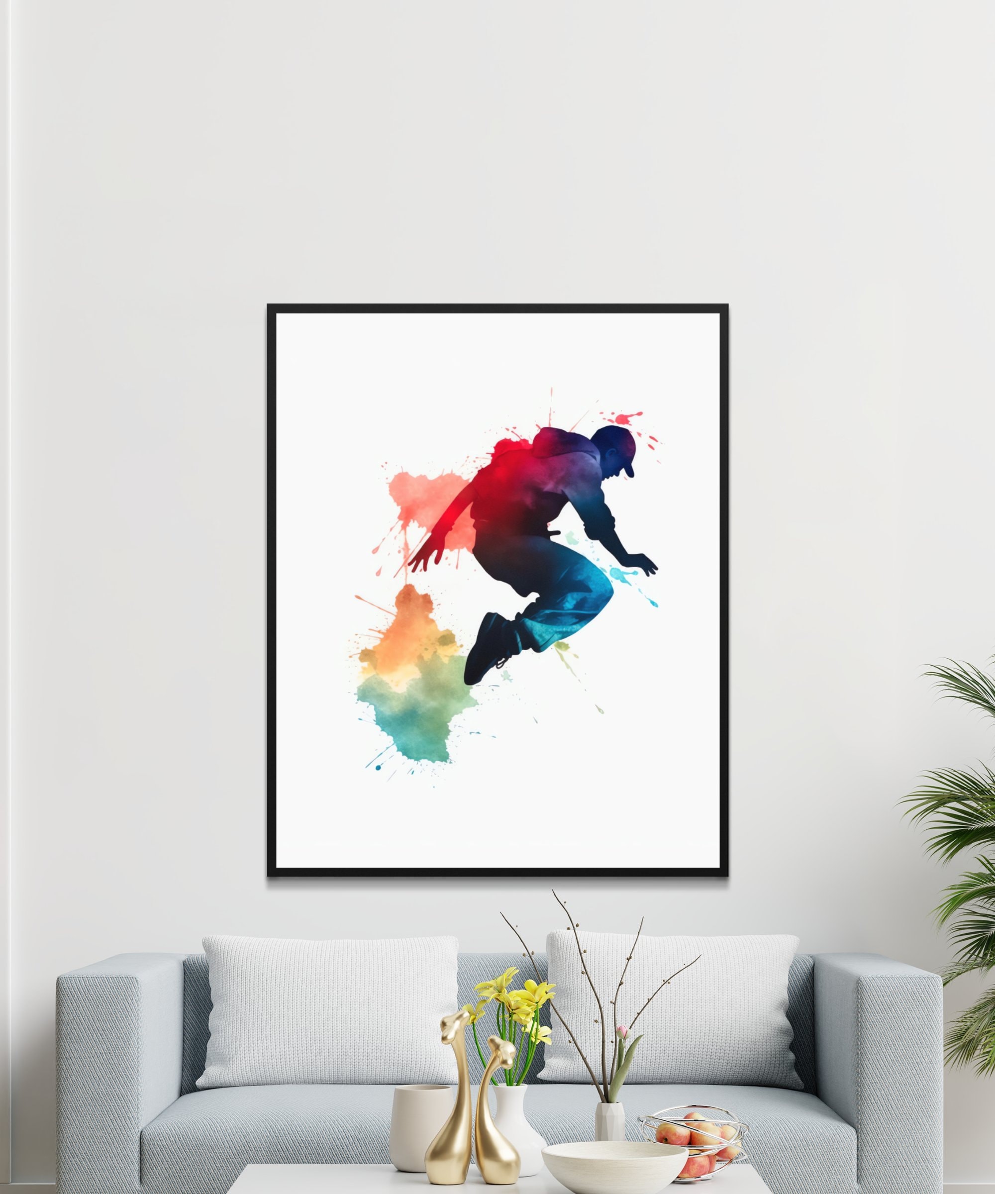 Parkour Gift | Parkour Watercolor | Digital Download | Parkour Art ...