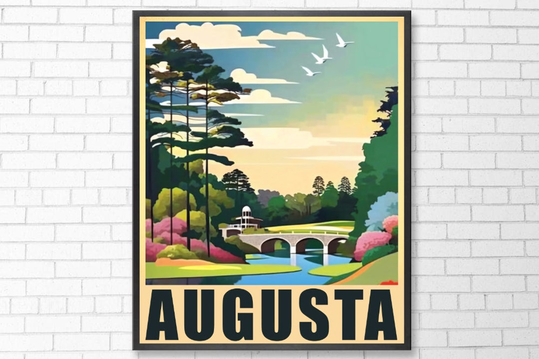 Augusta Print | Augusta National | Golf Poster | Golf Print | Digital ...