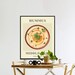 Hummus Poster | Mediterranean Kitchen | Lebanon Food | Mid Century ...