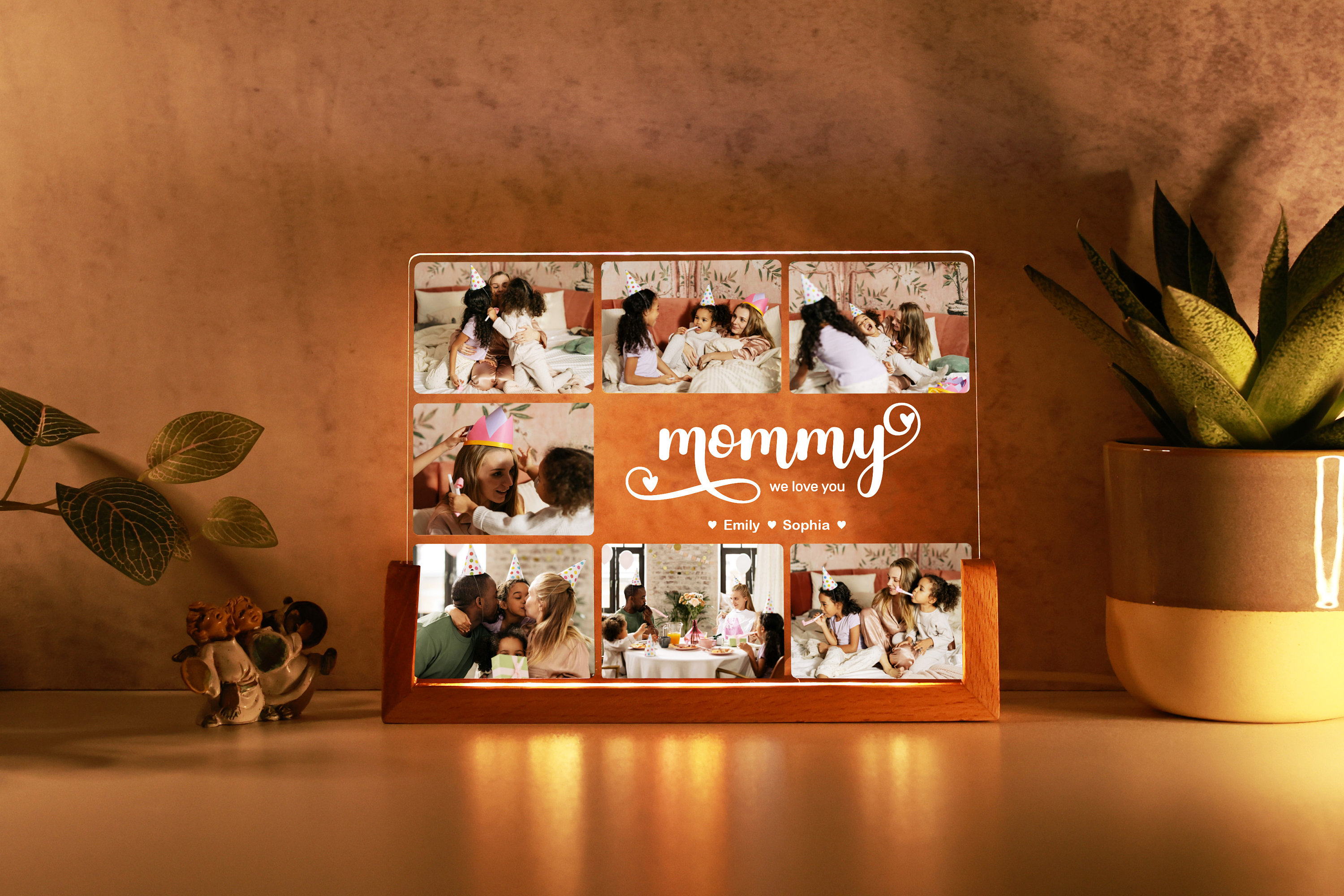 Personalized Photo Collage, Nana Photo Frame, Customized Mom Frame ...