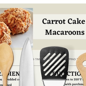 Printable Recipe for Carrot Cake Macaroons, Delicious Food Recipe ...