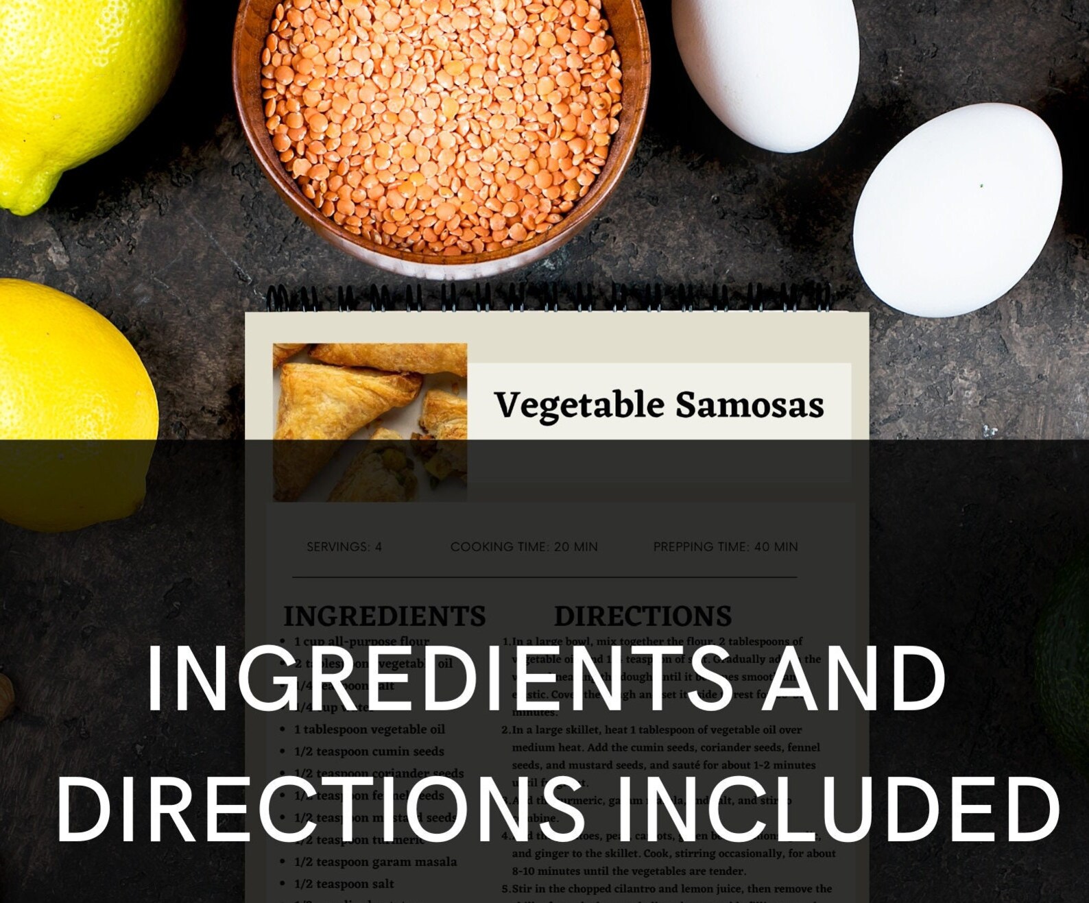 Vegetable Samosas Cookbook Recipe, Delicious Dish Recipe, Easy Recipe ...