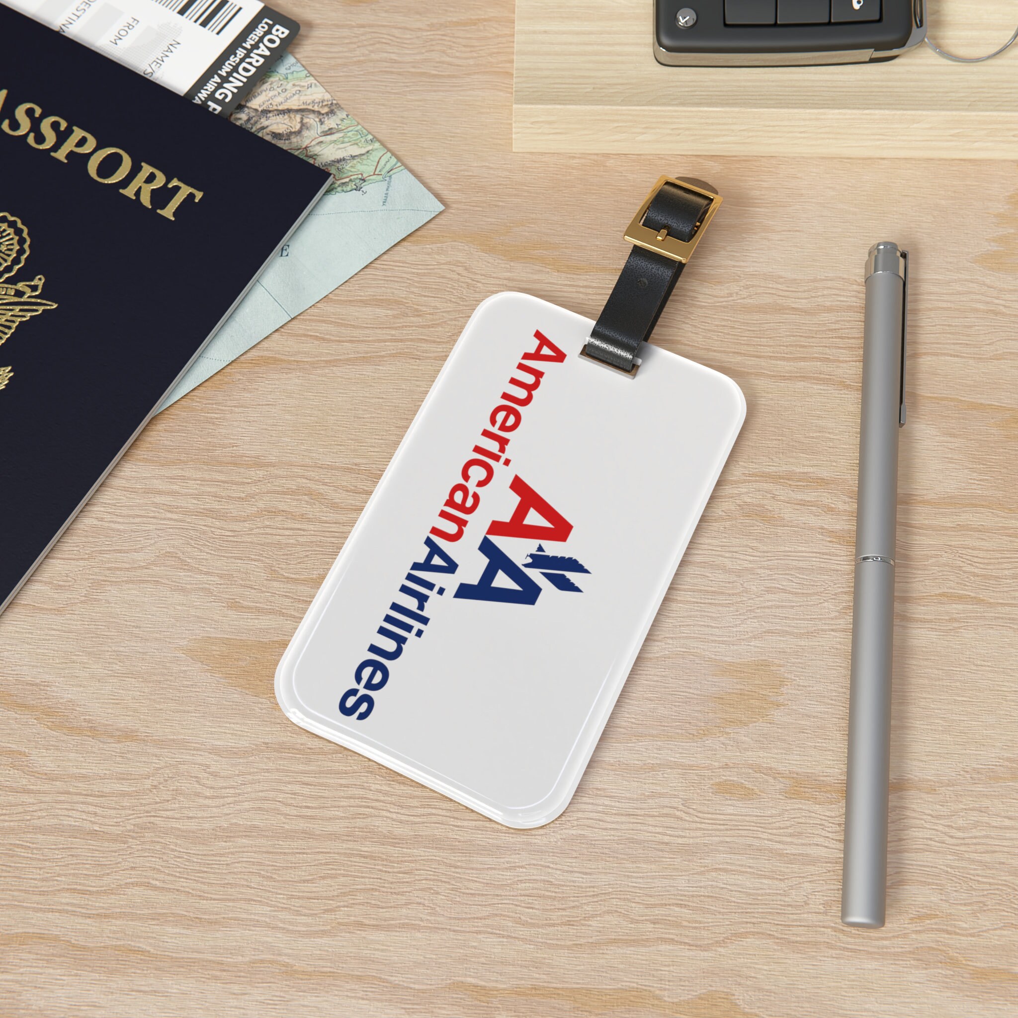 American Airlines Luggage Tag - Etsy