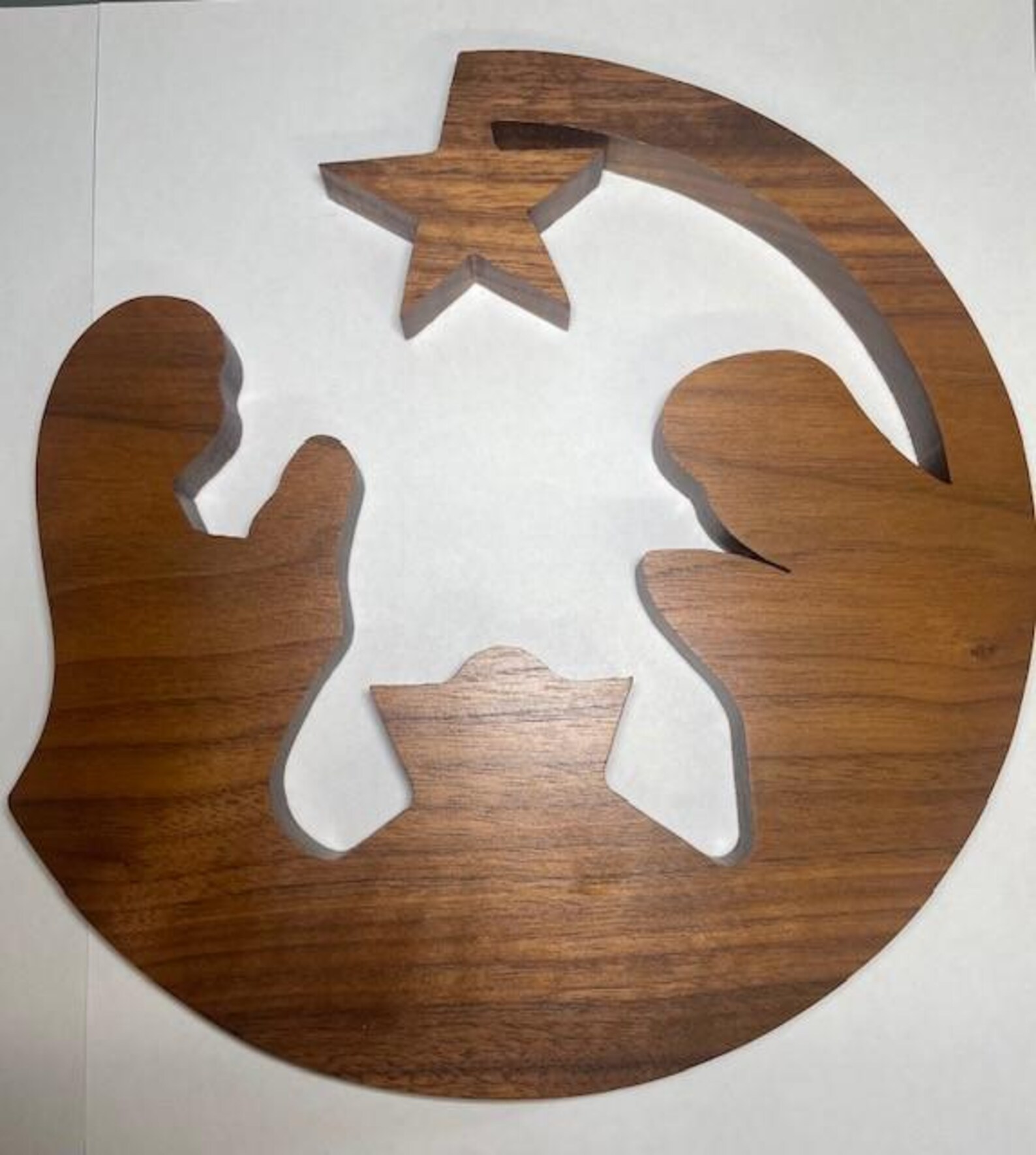 Handmade Christmas Nativity Black Walnut Wood Frame - Etsy