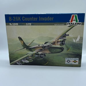1/72 ITALERI B-26K Counter Invader #1249 - Etsy