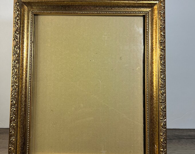 Antique Ornate Hand Carved Gold Gilded Wooden Picture Frame Circa 1920 ...