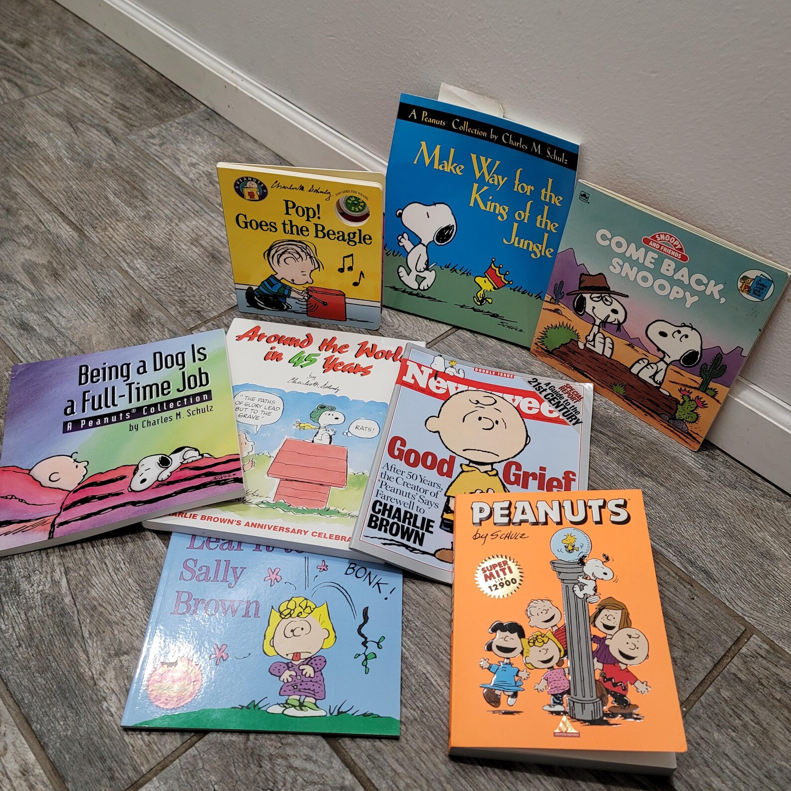 Lot of 8 Vintage Peanuts / Snoopy Paperback Books - Etsy