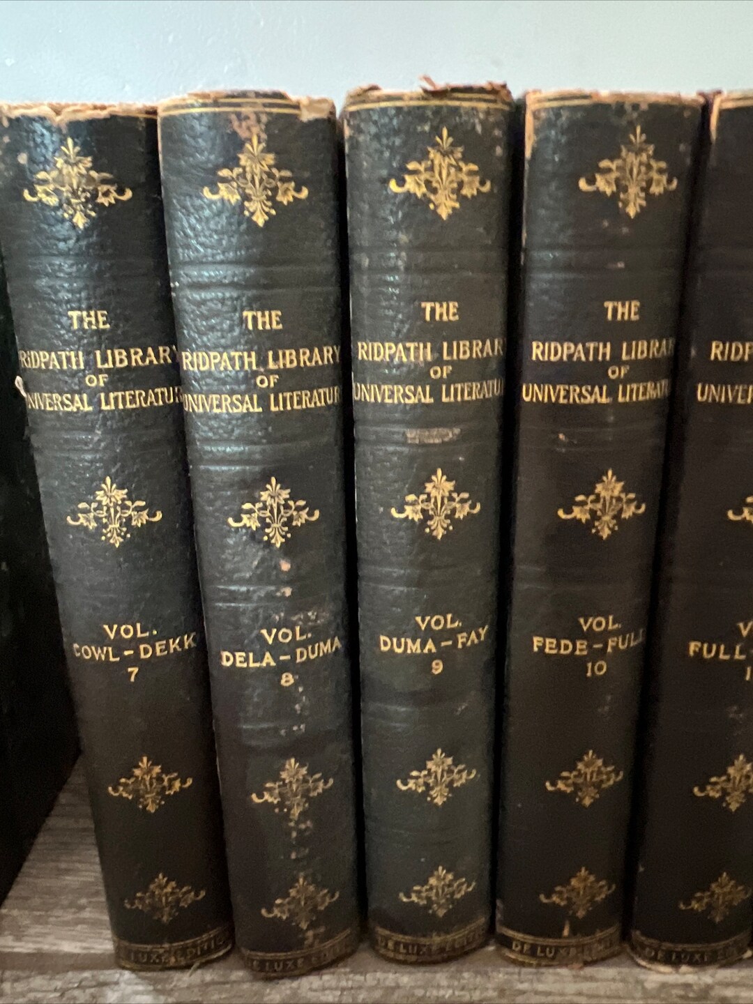 Antique the Ridpath Library of Universal Literature Deluxe Edition 1899 ...
