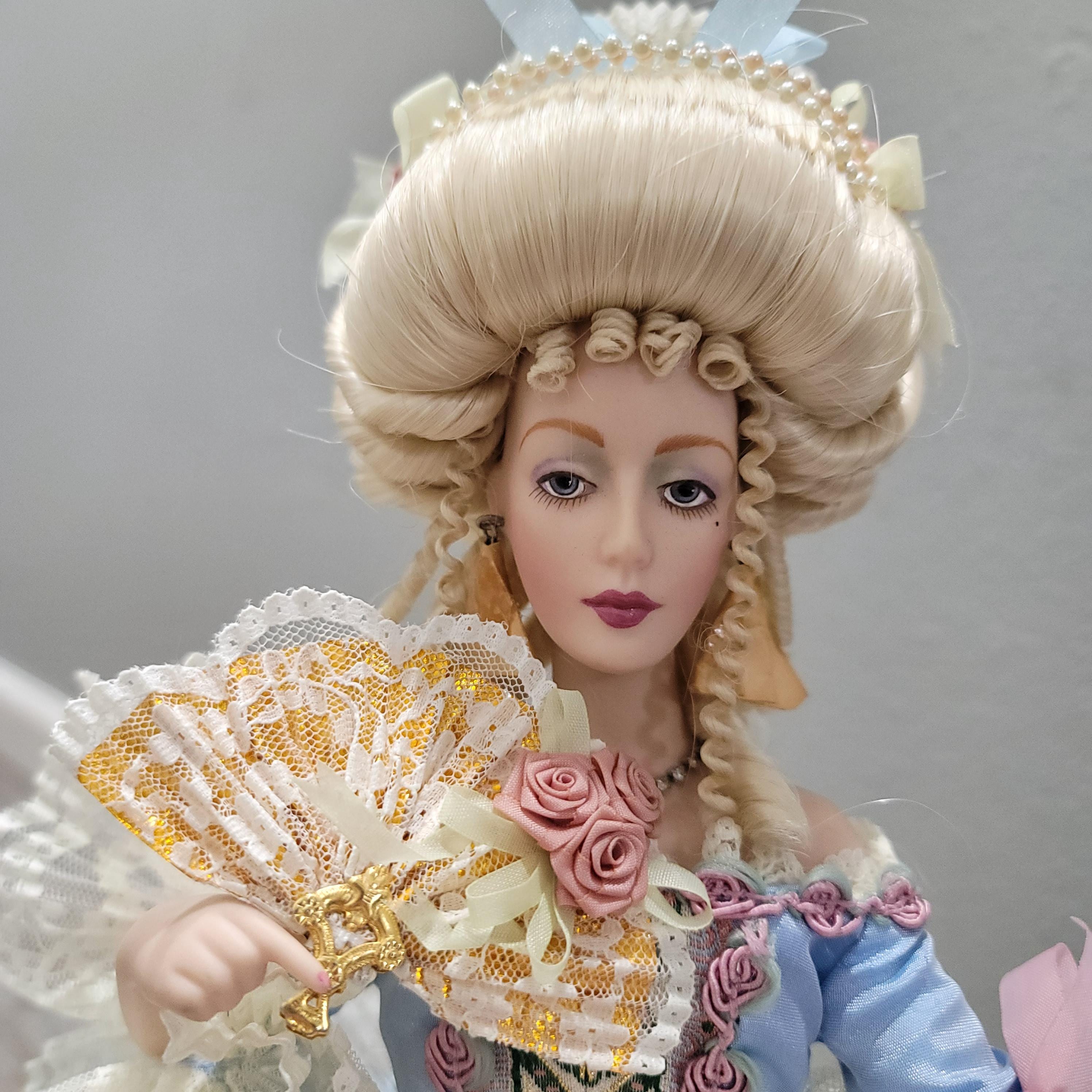 Marie Antoinette Porcelain Doll Figure Franklin Mint Heirloom Limited ...