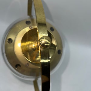 Atomic Sputnik Brass and Lucite Weather Barometer Huger W.germany 1960 ...