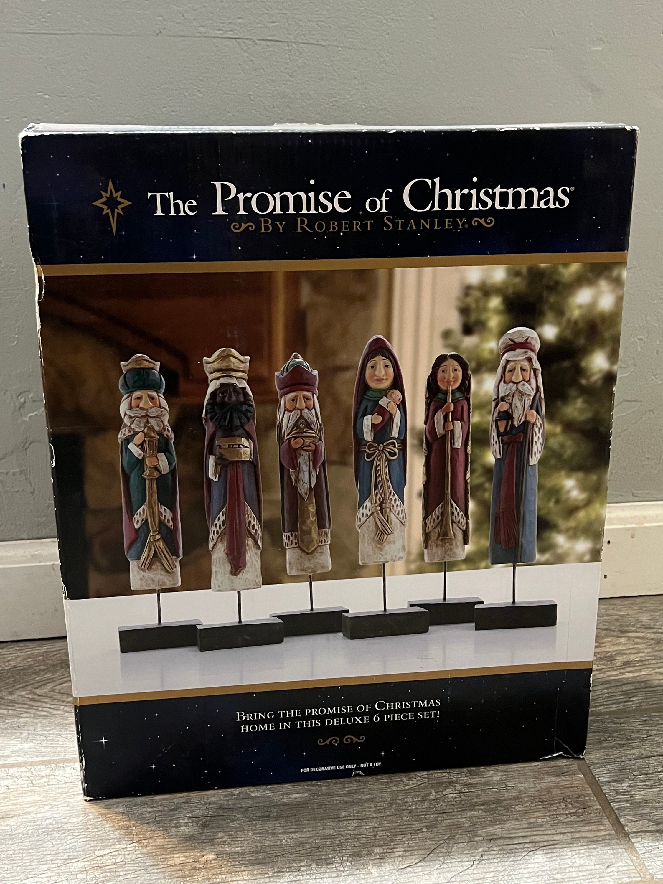 Nativity Set Robert Stanley the Promise of Christmas Vtg - Etsy