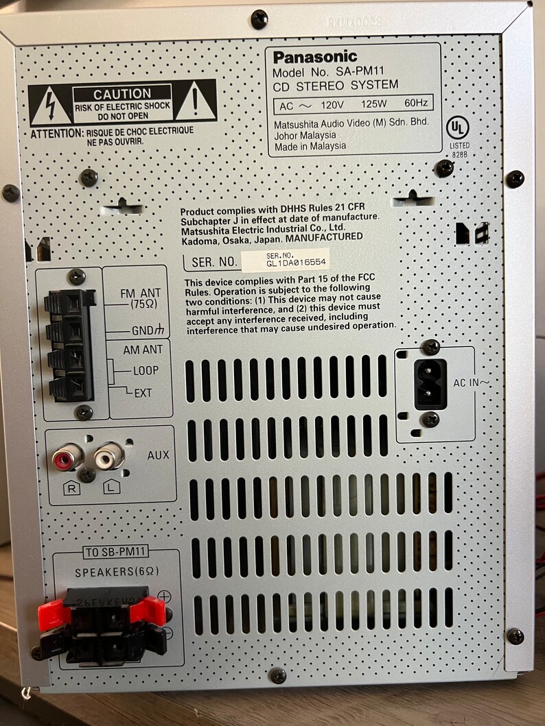 Panasonic SA-PM11 Am/fm 5 CD Changer Cassette Stereo W/ Remote - Etsy