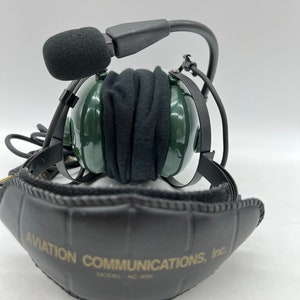 Aviation Communication Avcomm AC-900 Stereo Aviation HEADSET - Etsy
