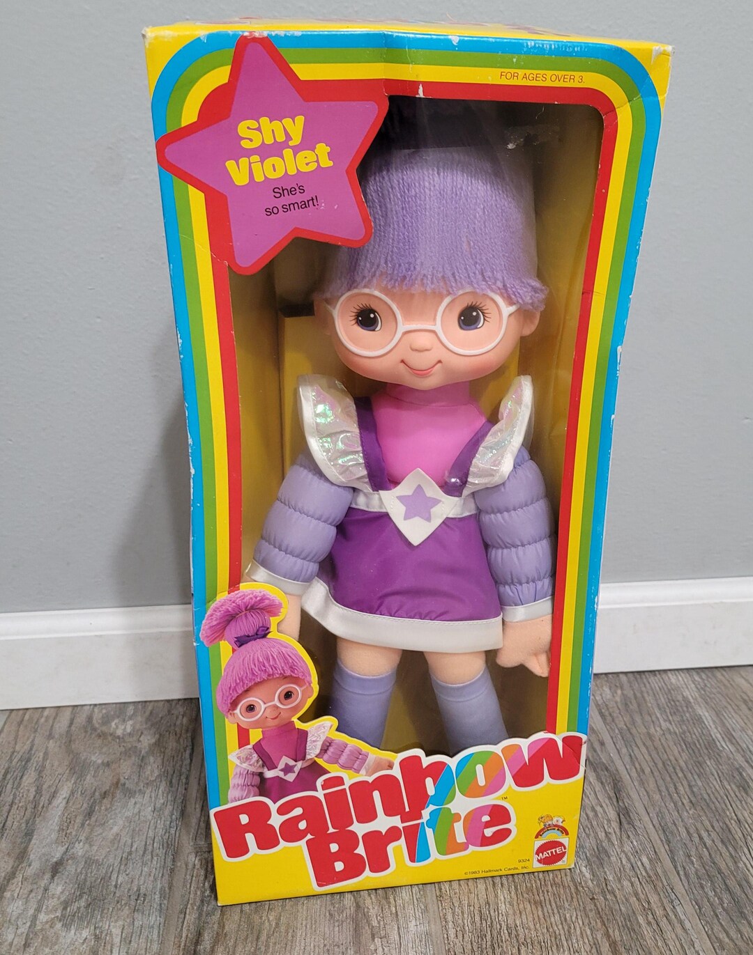 Rare Vintage 1984 Rainbow Brite Bright Friend Shy Violet Doll - Etsy