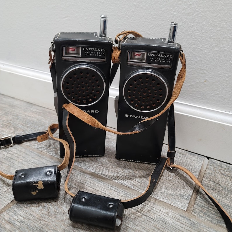 Vtg Transistor Radio Standard Citizens Unitalk10 Sr-q10x Set of 2 - Etsy