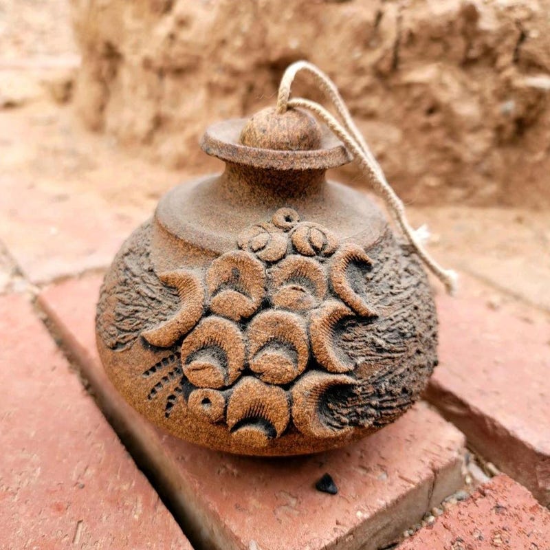 Pottery Oil Lamp - Etsy