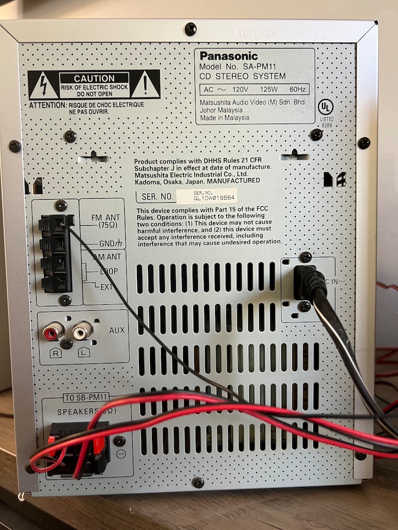 Panasonic SA-PM11 Am/fm 5 CD Changer Cassette Stereo W/ Remote - Etsy