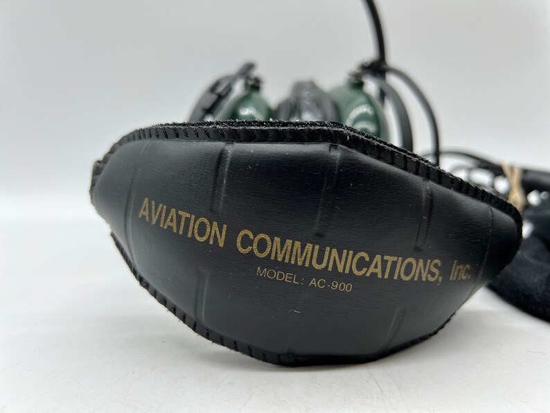 Aviation Communication Avcomm AC-900 Stereo Aviation HEADSET - Etsy