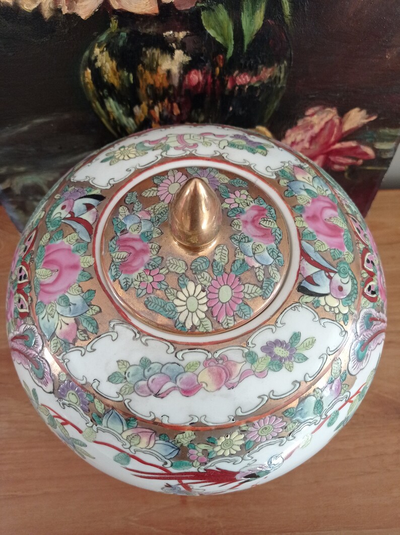 Very Beautiful Chinese Ginger Jar Decorated With Birds - Etsy