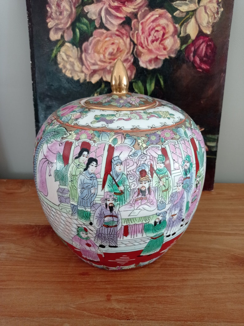 Very Beautiful Chinese Ginger Jar Decorated With Birds - Etsy