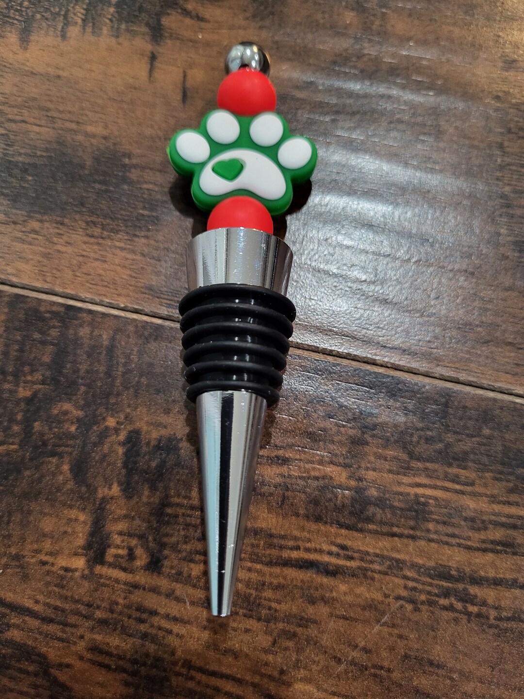 Christmas Wine Stopper Beaded - Etsy