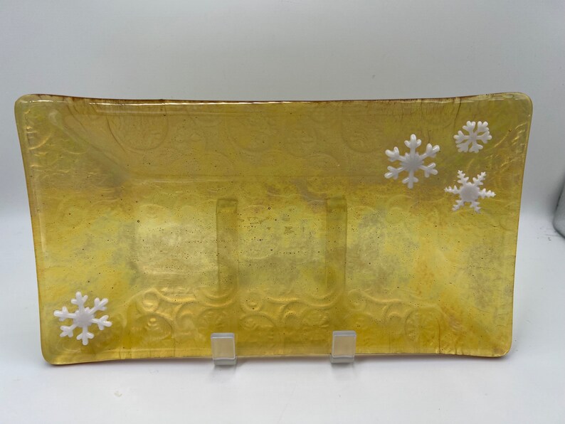 Snowflake Plate - Etsy