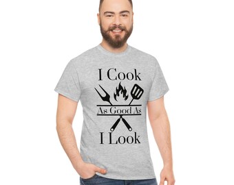 I Cook as Good as I Look V2 Apron Cooking Grilling Chef BBQ Grill Bake ...