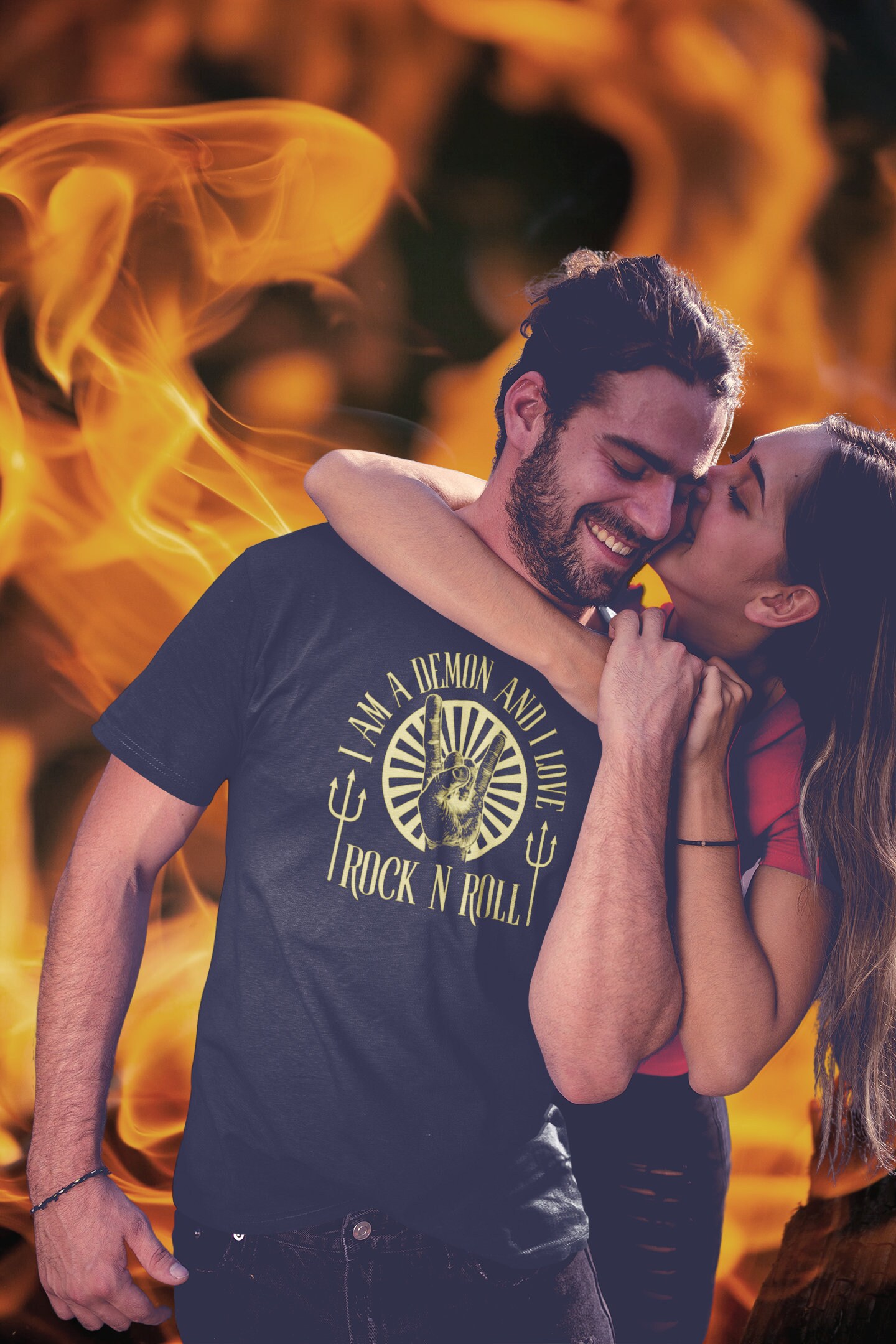 I Am a Demon and I Love Rock N Roll T Shirt Unisex Jersey - Etsy